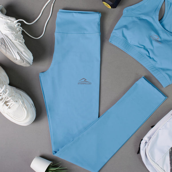 Girl's Leggings (Light Blue) – Evermount